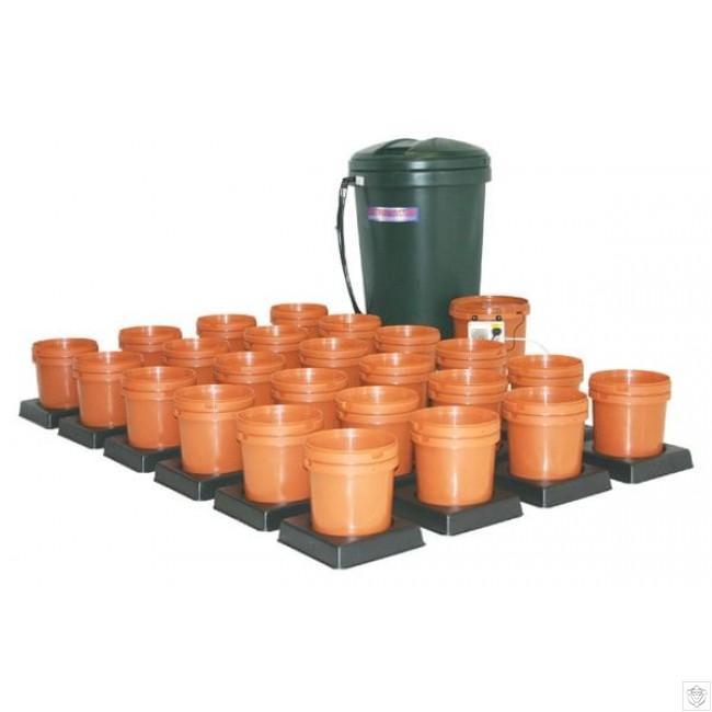Multiflow IWS Flood and Drain PRO 24 Pot System XL 25L Pots 400L Flexi ...